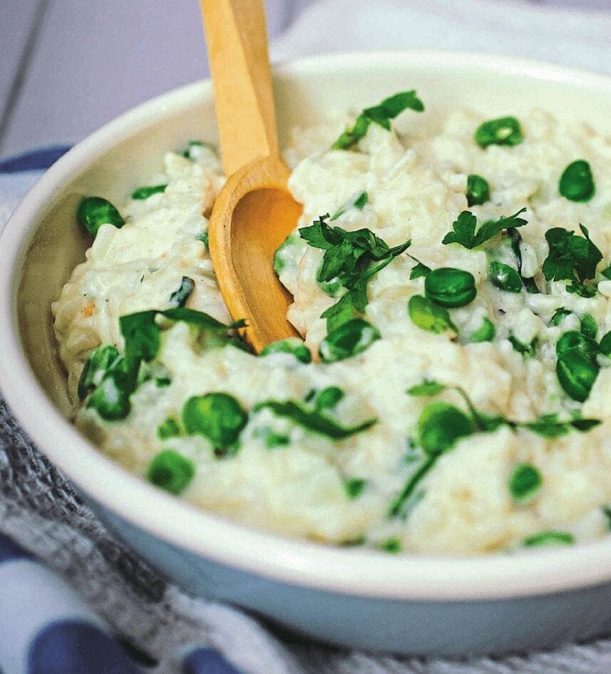 Recipe: Broad bean risotto - Mudketeers
